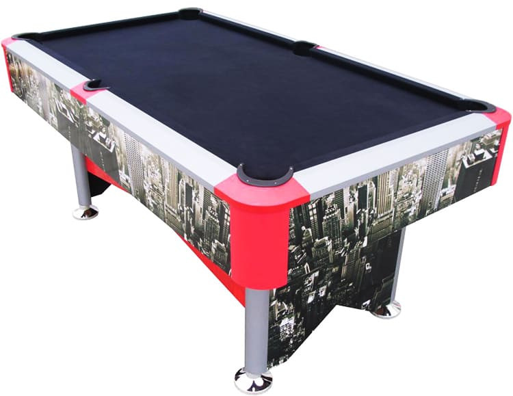 Custom modern pool table printed graphics bespoke Pool Table ...