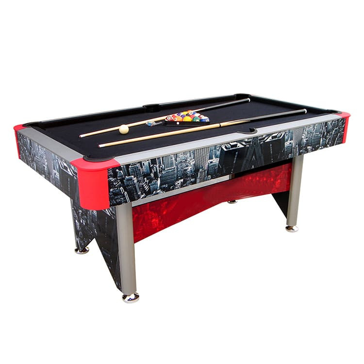 Custom modern pool table printed graphics bespoke Pool Table ...